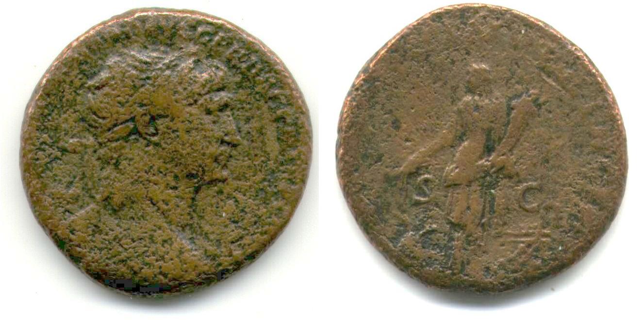 Trajan - Copper As - SPQR